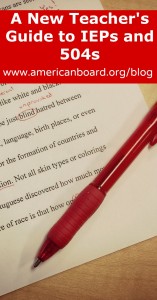 A New Teacher's Introduction to IEPs and 504 Plans - American Board Blog