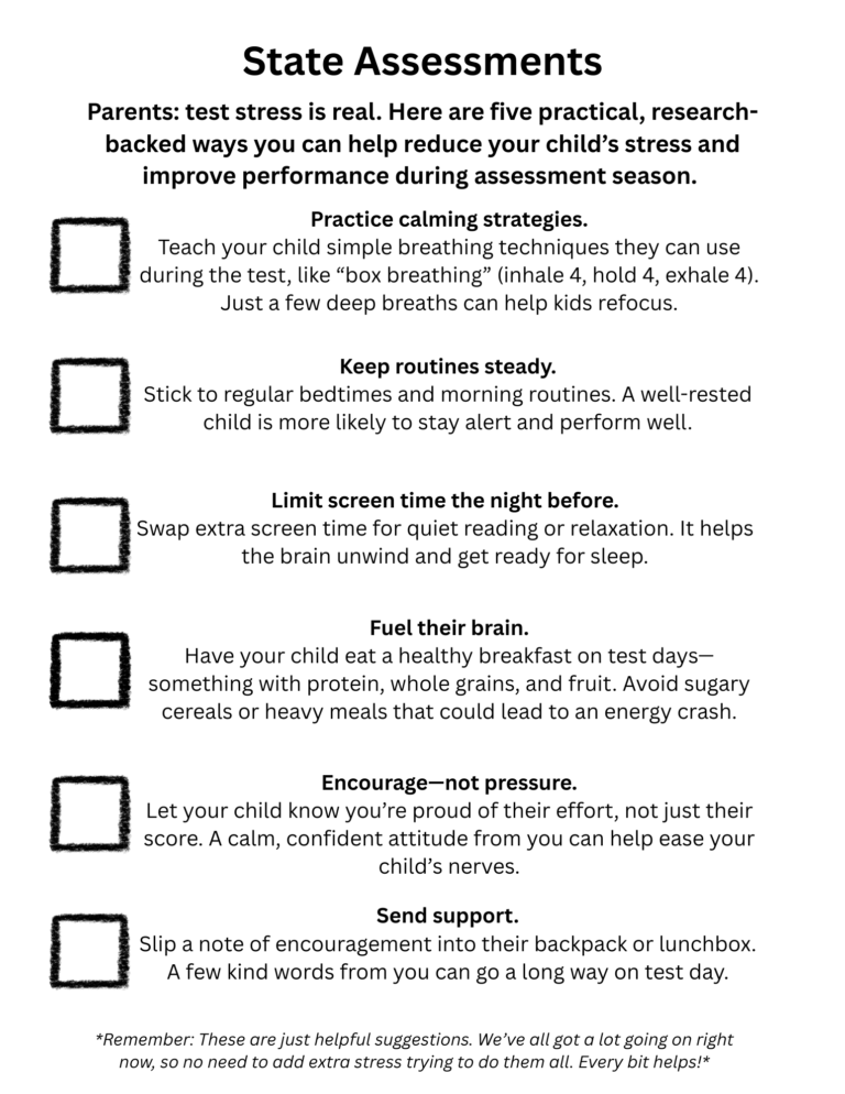 Test Stress? 5 Ways to Support Students During State Assessments ...